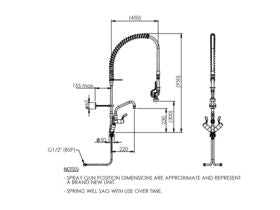 Enware Hob Dual Mixer Tap Assembly with Pot Filler 3/6 Star - WESTERN ...